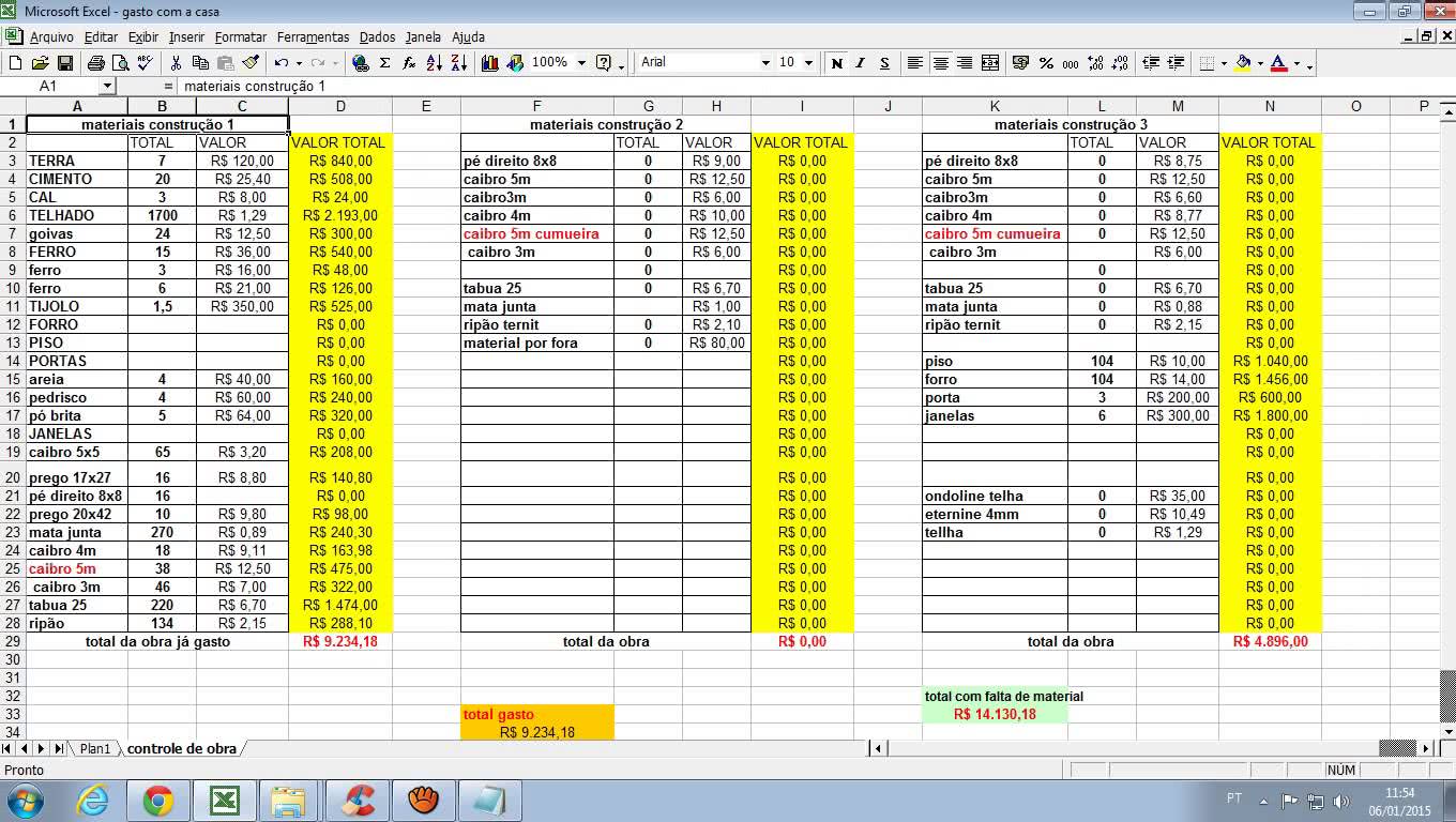 Planilha de Controle Serviços - Ordem de Serviço Excel Grátis